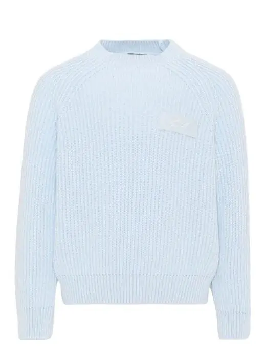 Paul & Shark Long-sleeve Knit Top - Light Blue