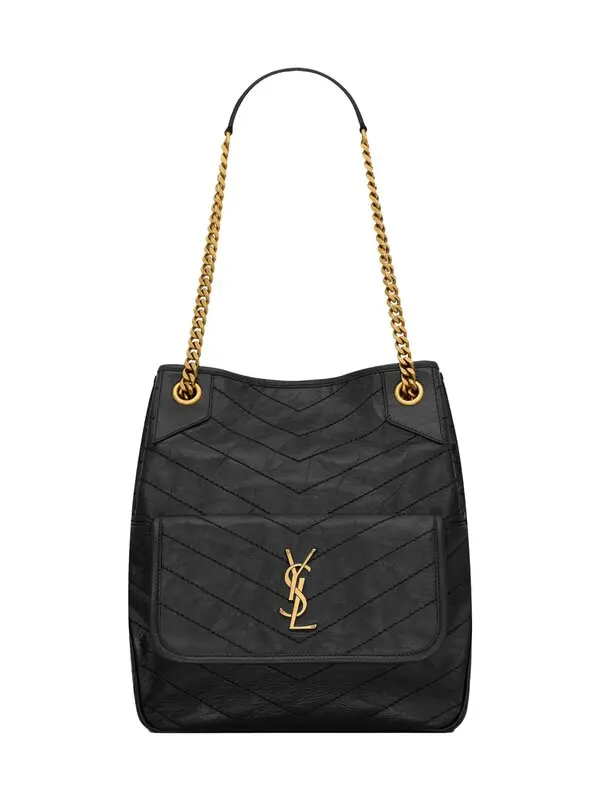 Saint Laurent Niki Shoulder Bag - Black