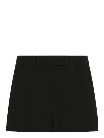 Marella Envers Satin Tailored Shorts - Black