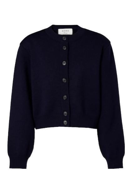 RÓHE Wool-blend Cardigan - Black