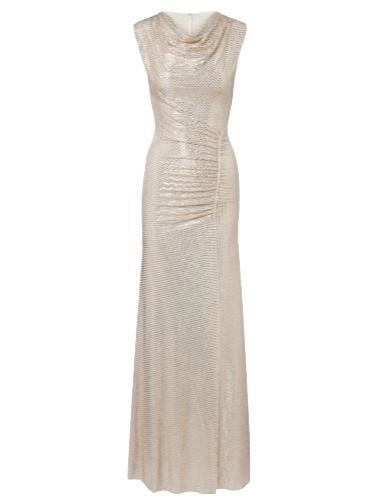 Roland Mouret Embellished Gathered Gown - Nude