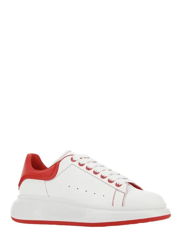 Alexander McQueen Oversized Lace-up Sneakers - White