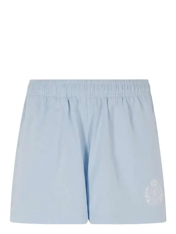 SPORTY  RICH Sporty & Rich Printed Shorts - Blue