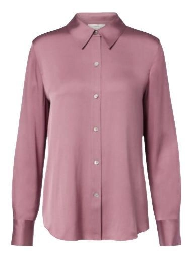 Vince Silk-blend Shirt - Pink