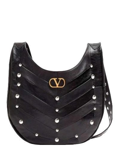 Valentino Garavani Hobo Small Shoulder Bag - Black