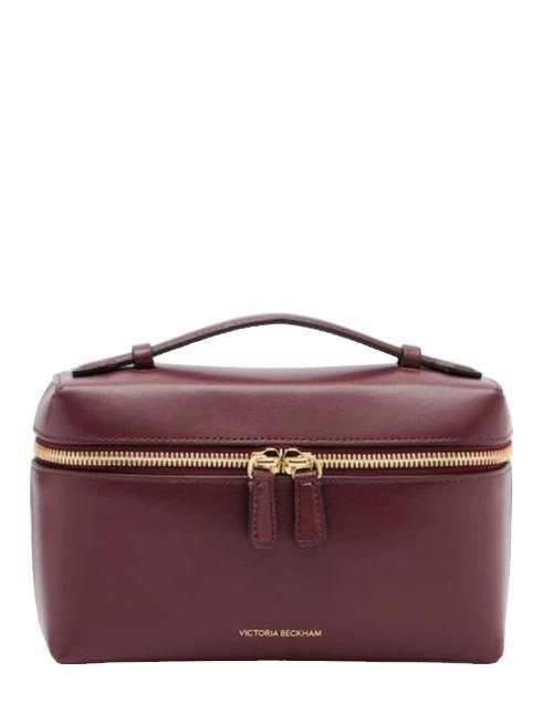Victoria Beckham Vanity Logo Zip Shoulder Bag - Red