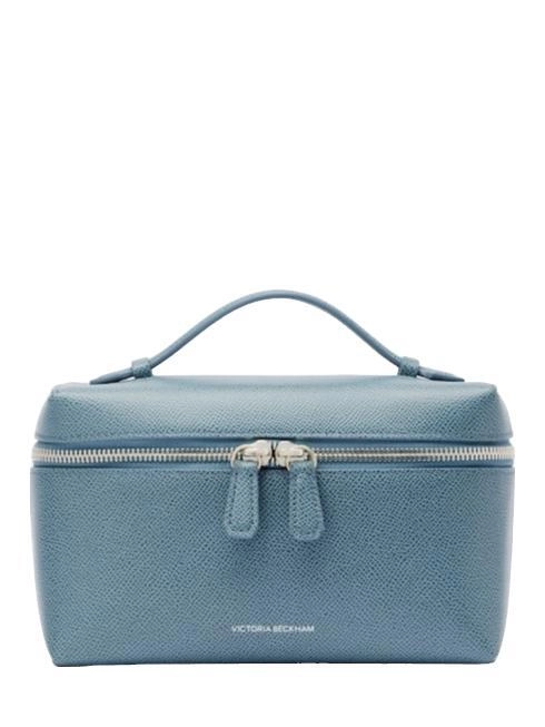 Victoria Beckham Logo-embellished Zip-fastening Shoulder Bag - Blue