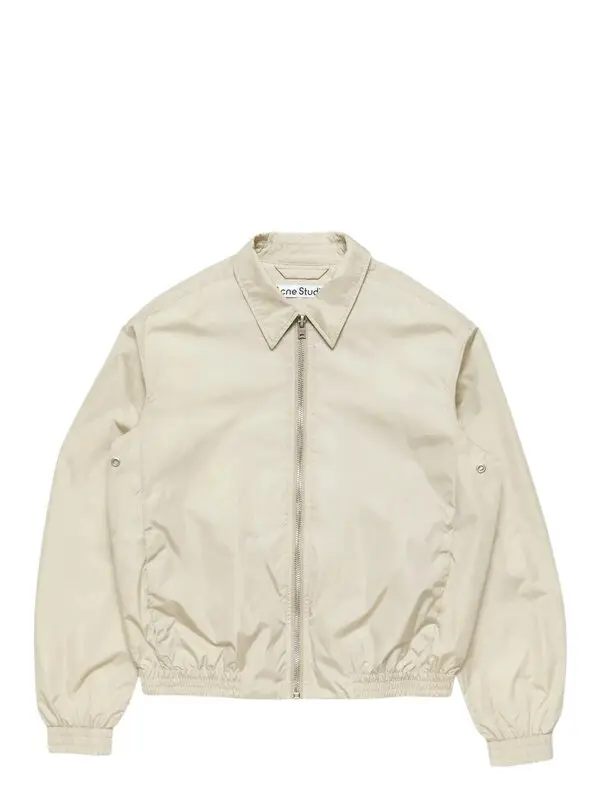 Acne Studios Logo Zip-up Jacket - Light Greige