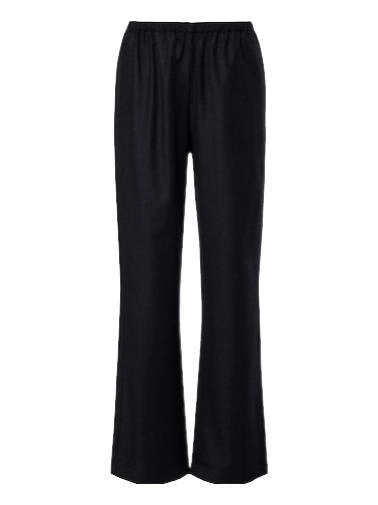 RÓHE Virgin Wool Wide-leg Pants - Black