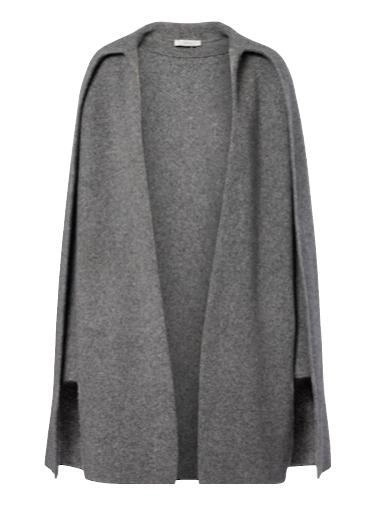 Vince Wool And Cashmere Blend Cardigan - Gray