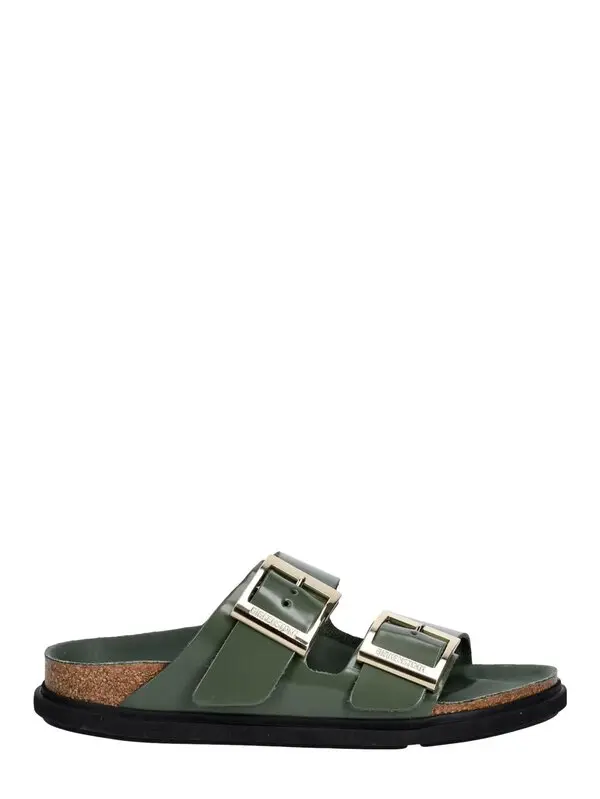 BIRKENSTOCK Adjustable Flat Sandals - Green