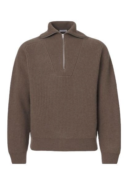 JIL SANDER Wool Sweater - Brown