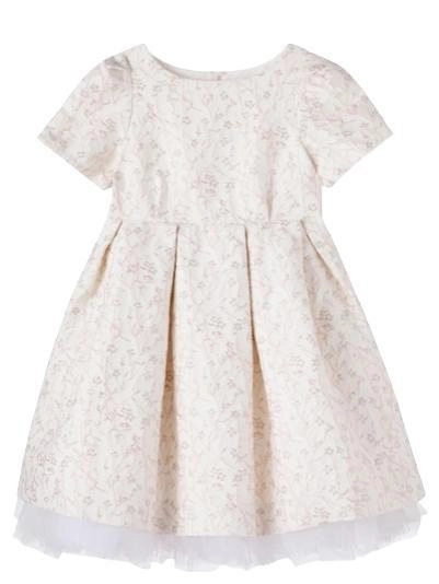Bonpoint Lilibet Floral Cotton-blend Dress - White
