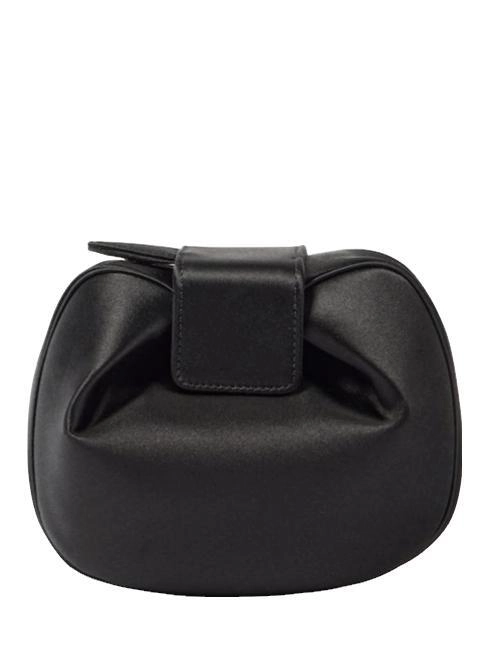 Gabriela Hearst Soft Demi Satin Clutch - Black