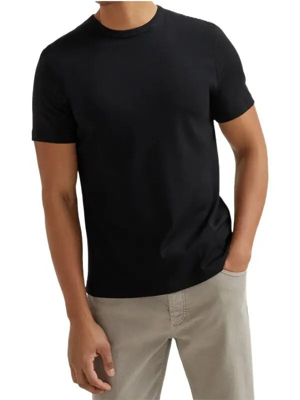 Brunello Cucinelli Short-sleeved Crewenck T-shirt - Black