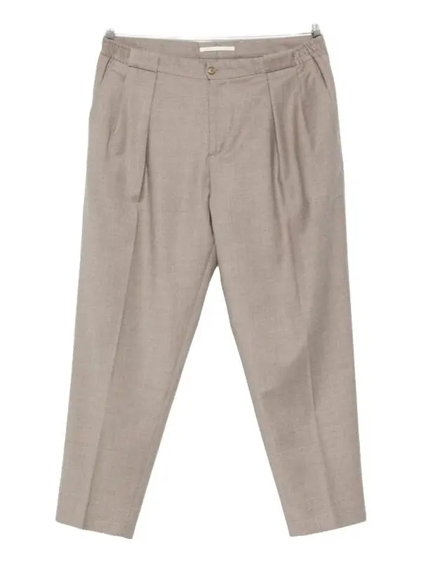 BRIGLIA 1949 Button-detail Casual Trousers - Nude