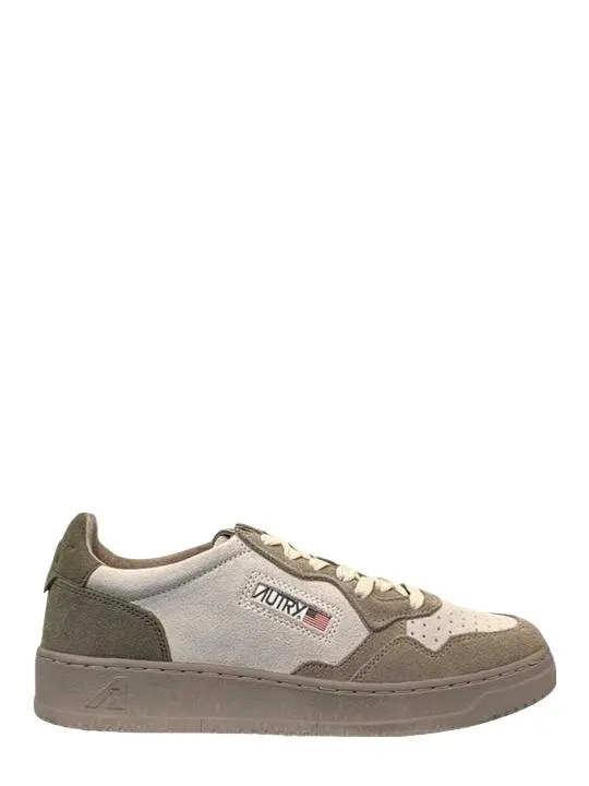 AUTRY Medalist Logo Patch Low-top Sneakers - Gray