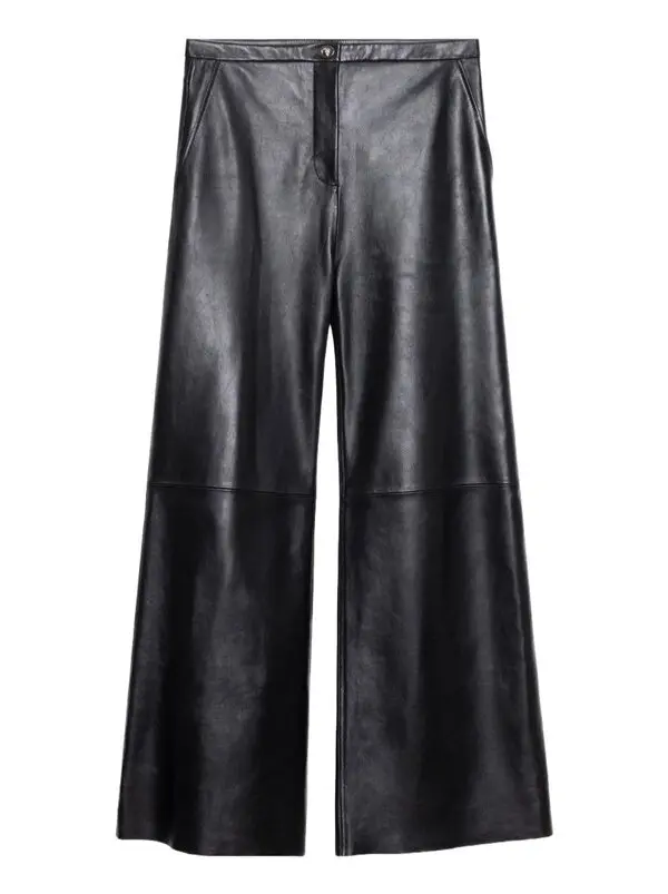STAND STUDIO Rowena Leather Trousers - Black