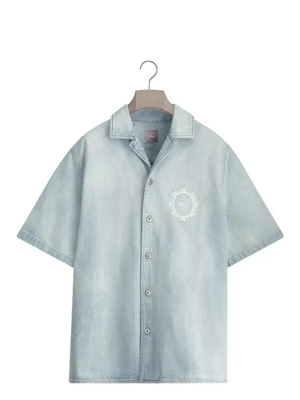 Dior Short-sleeved Shirt - Light Blue