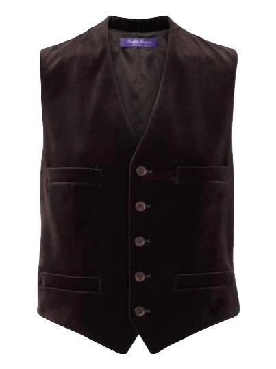 Ralph Lauren Cotton-blend Vest - Black