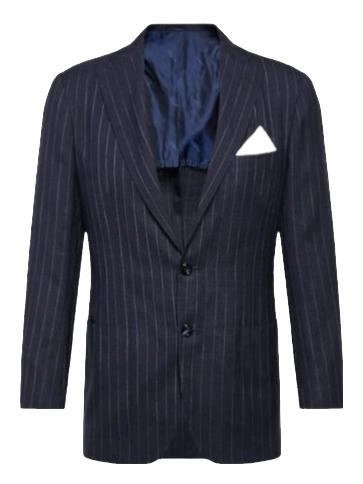 Kiton Cashmere, Silk, And Linen Tuxedo Jacket - Black