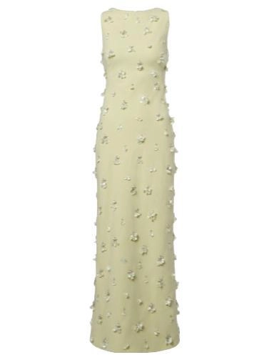 Simkhai Claudia Embellished Midi Dress - Nude