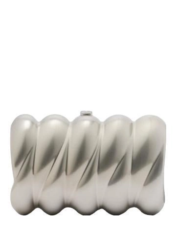 Simkhai Reya Clutch - Silver