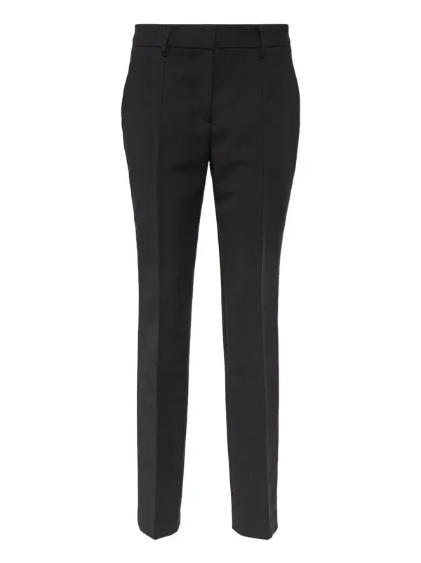Gabriela Hearst Belt Loop Tailored Wool Trousers - Black