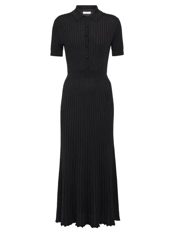 Gabriela Hearst Amor Short-sleeved Dress - Black