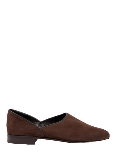 BODE Suede Loafers With Almond Toe - Red
