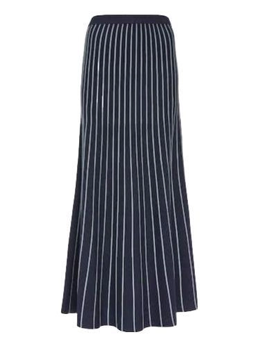 Gabriela Hearst Striped Maxi Skirt - Black