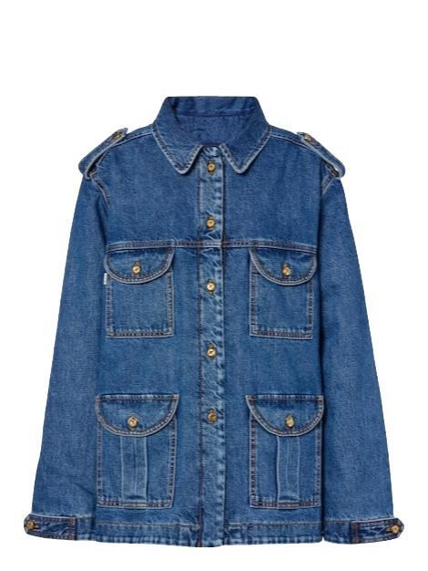 BLAZÉ MILANO Sahariana Denim Jacket - Blue