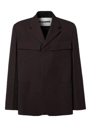 JIL SANDER Wool Jacket - Black
