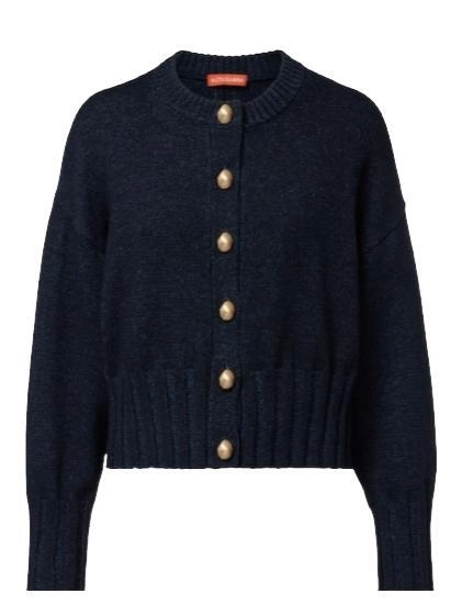 Altuzarra Liam Cotton And Silk-blend Cardigan - Black