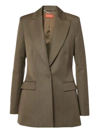 Altuzarra Beatty Virgin Wool Blazer - Green
