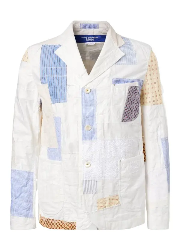 Junya Watanabe Single-breasted Blazer - White