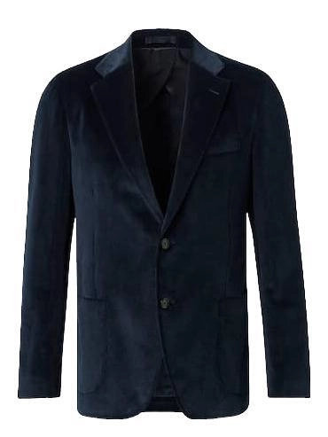 LARDINI Cotton Corduroy Blazer - Black