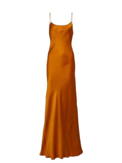 Victoria Beckham Strappy Maxi Dress - Brown