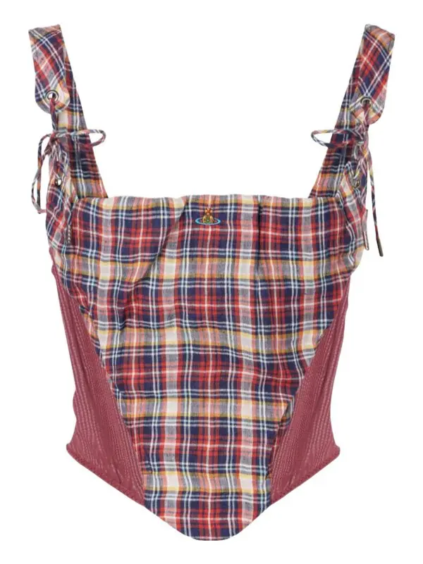 VIVIENNE WESTWOOD Puppy Tartan Corset - Multi