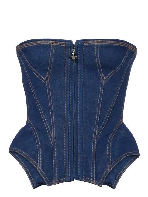 VIVIENNE WESTWOOD Denim Corset - Blue