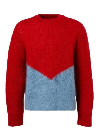 JIL SANDER Mohair-blend Sweater - Red