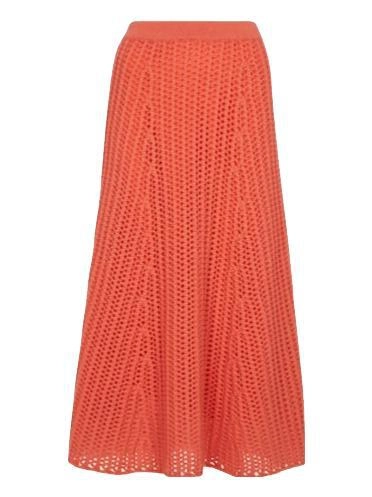 Gabriela Hearst Circular Knit Midi Skirt - Red