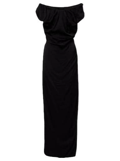 VIVIENNE WESTWOOD Off-shoulder Draped Maxi Dress - Black
