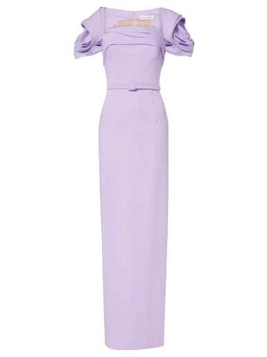 Oscar De La Renta Rosette Gown - Purple
