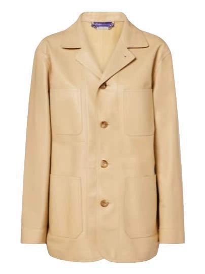 Ralph Lauren Sheepskin Jacket - Nude