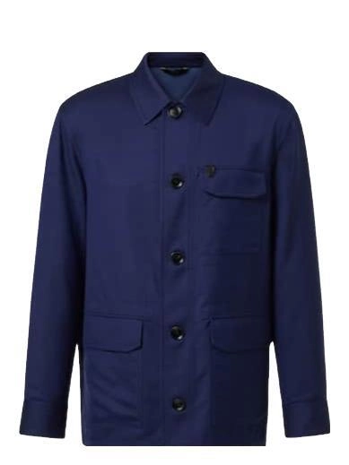 Brioni Wool And Silk Jacket - Black