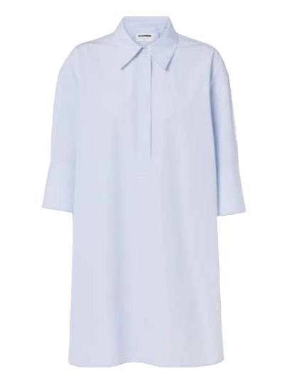 JIL SANDER Cotton Poplin Shirt - White