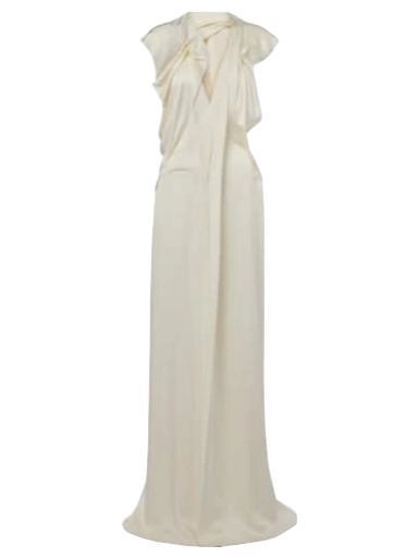 Victoria Beckham Draped Evening Dress - Nude