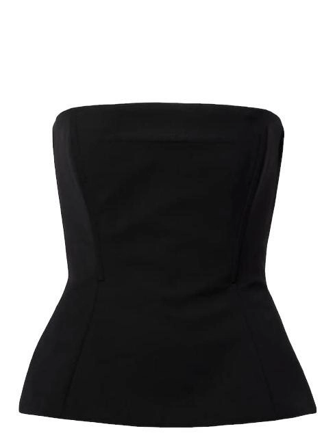 JEAN PAUL GAULTIER Strapless Top - Black