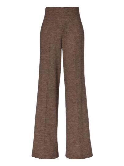 Ralph Lauren Isaiah Wool Wide-leg Pants - Brown